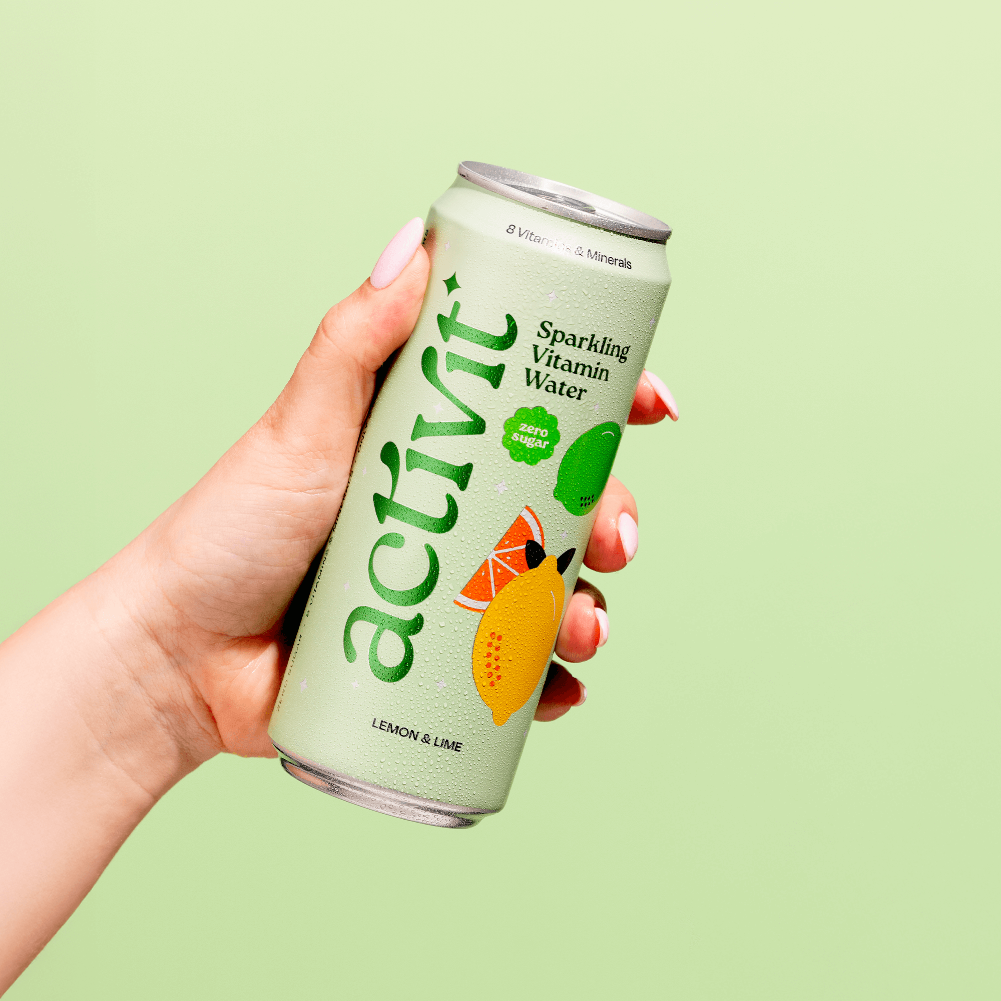 Lemon & Lime - Sparkling Vitamin Water – Actiph Water